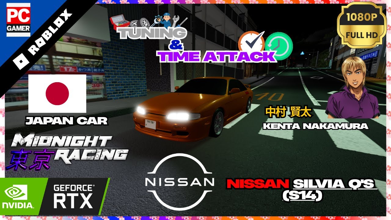 Midnight Racing Tokyo - Tuning & Time Attack - 中村 賢太 Nissan Silvia Q's ...