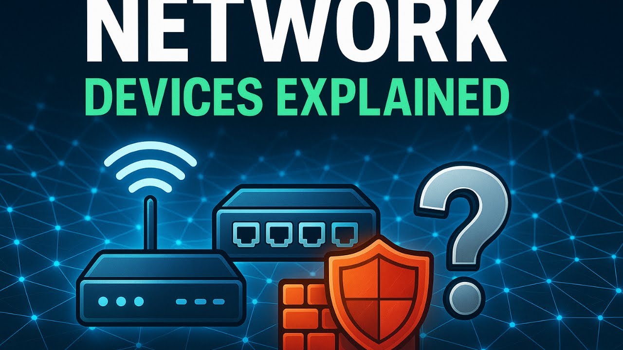 Network Devices Explained: Routers, Switches, Firewalls & More! - YouTube
