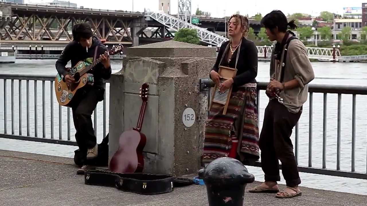Downtown Portland Oregon - A Typical Saturday - YouTube