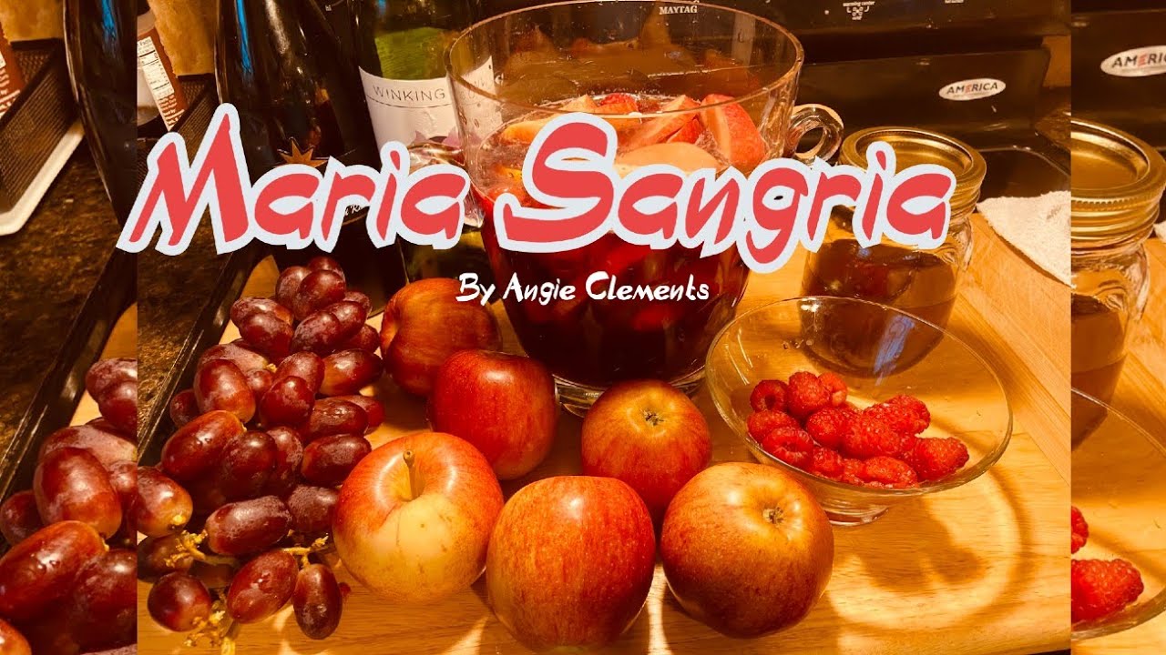 How to make Maria Sangria the easiest way - YouTube