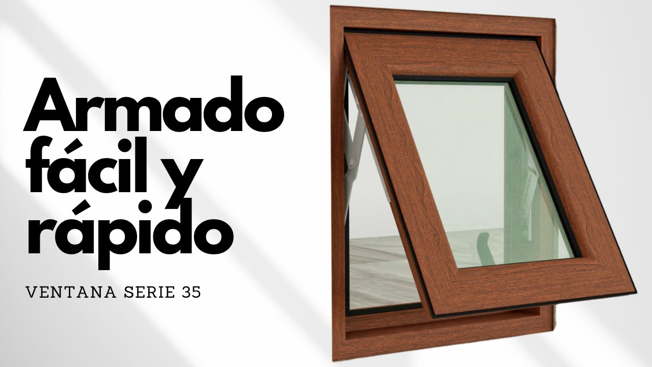 Cómo Armar una Ventana de Proyección Serie 35 | Paso a Paso - YouTube