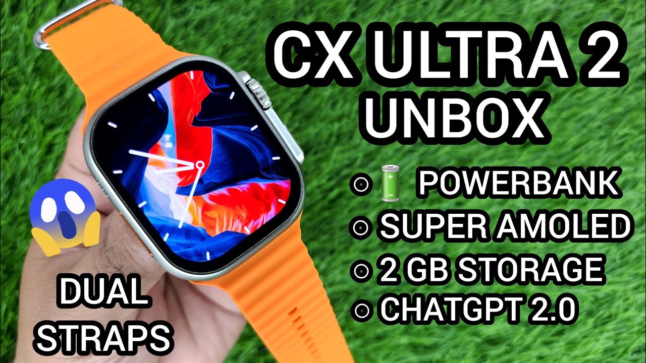 CX ULTRA 2 SMARTWATCH | SMARTWATCH CX UKTRA 2 | CX ULTRA 2 UNBOX - YouTube