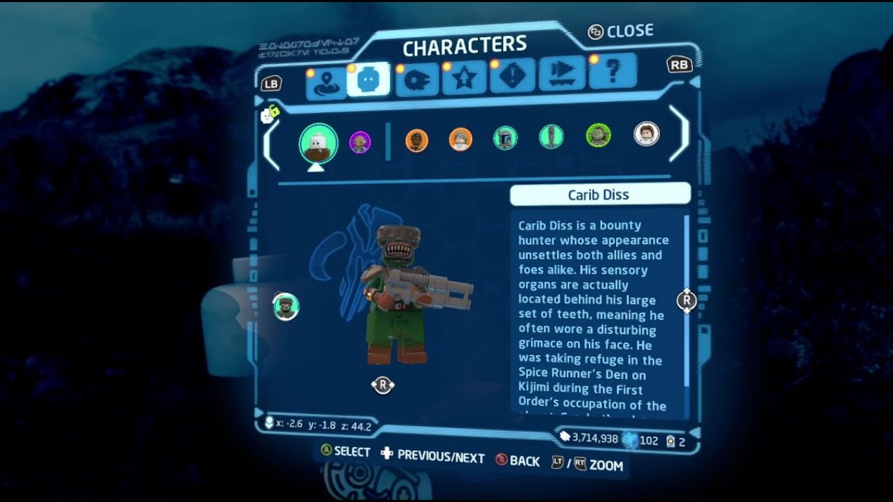 Carib Diss GAMEPLAY - LEGO Star Wars: The Skywalker Saga - YouTube