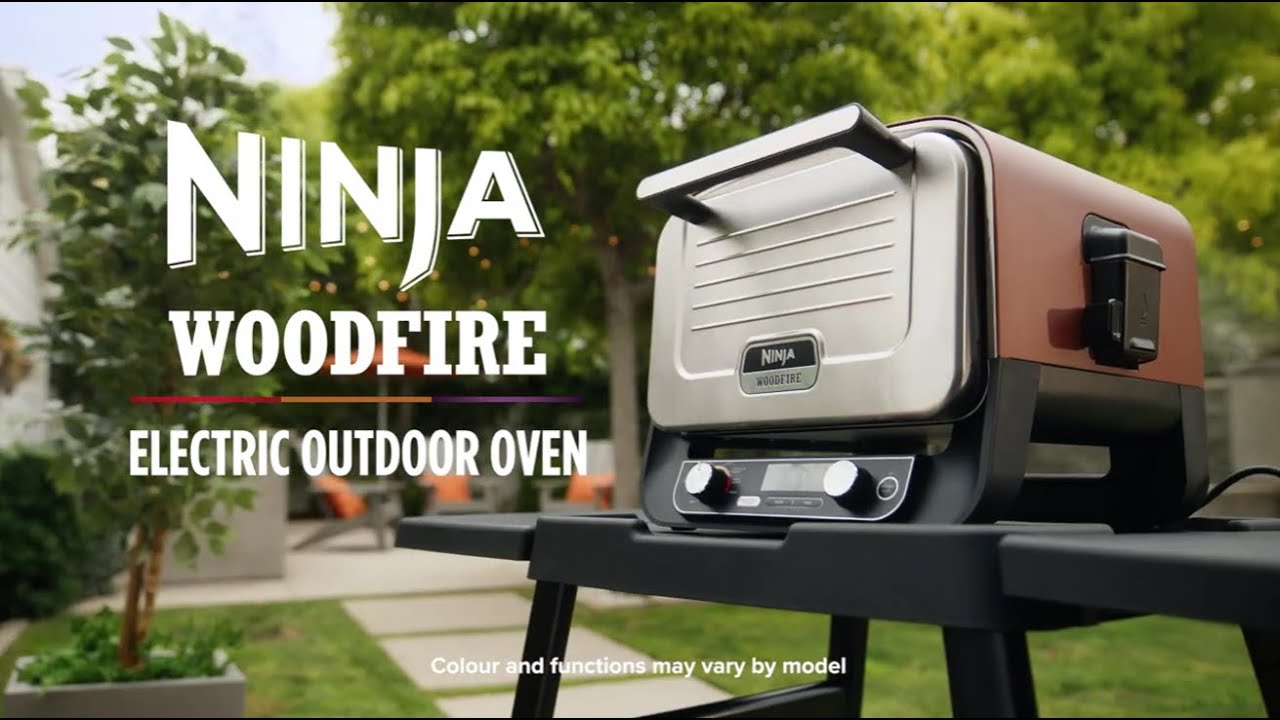 Ninja OO101EU Woodfire Outdoor Oven, Smoker and Pizza Maker - YouTube