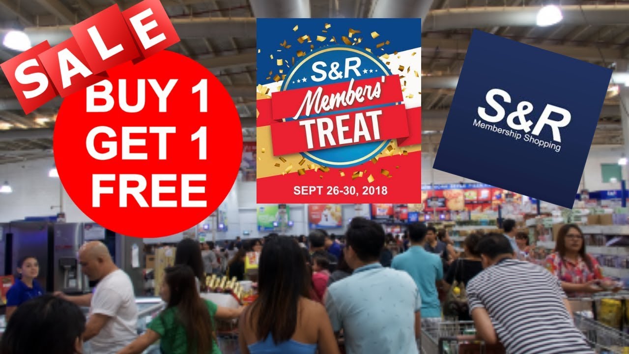 S&R MEMBERS' TREAT SALE (SEPT. 26-30, 2018) + HAUL - YouTube