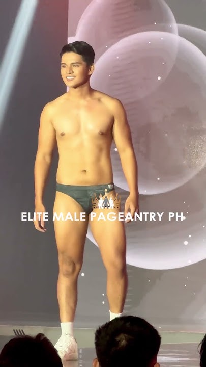 Ron Jay Cruz in his swimwear perfomance |Mister International Philippines 2025 # ...