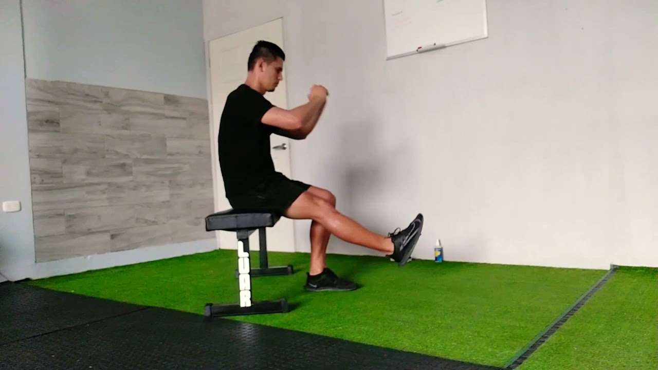 Sentadilla Unilateral con banco - YouTube