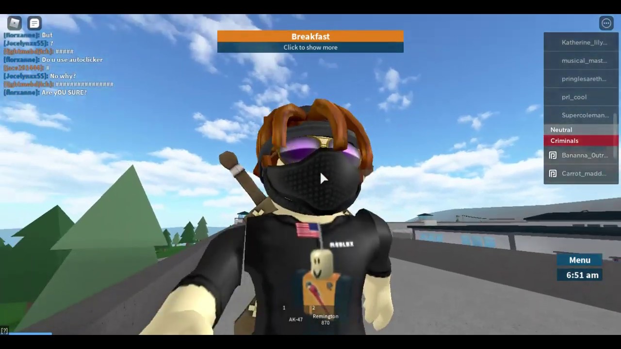 Getting arrested on Roblox - YouTube
