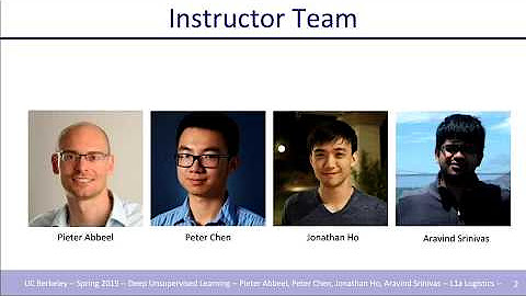 UC Berkeley CS294-158 Deep Unsupervised Learning, Spring 2019 - YouTube