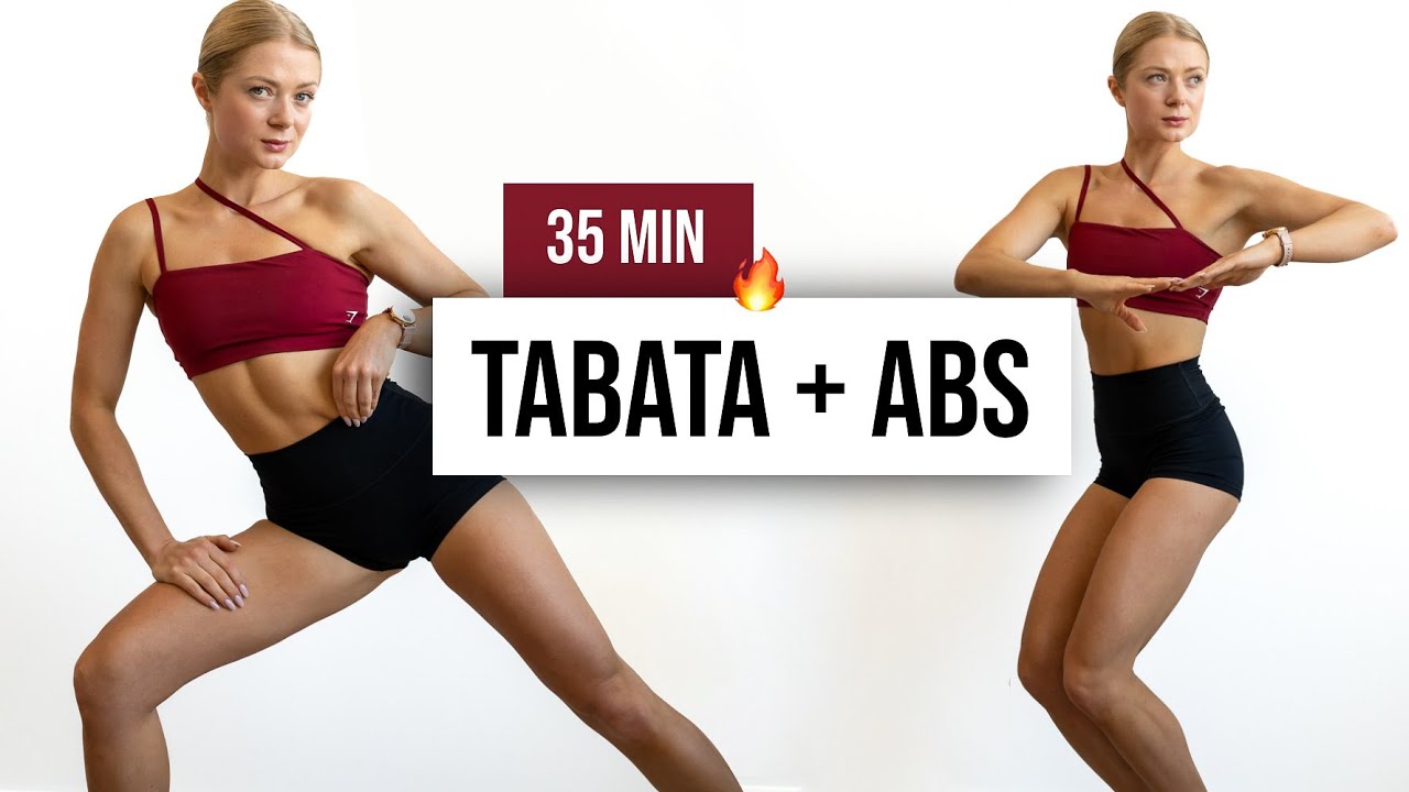 35 Min Intense Tabata Hiit And Abs Workout With Dumbbells Optional