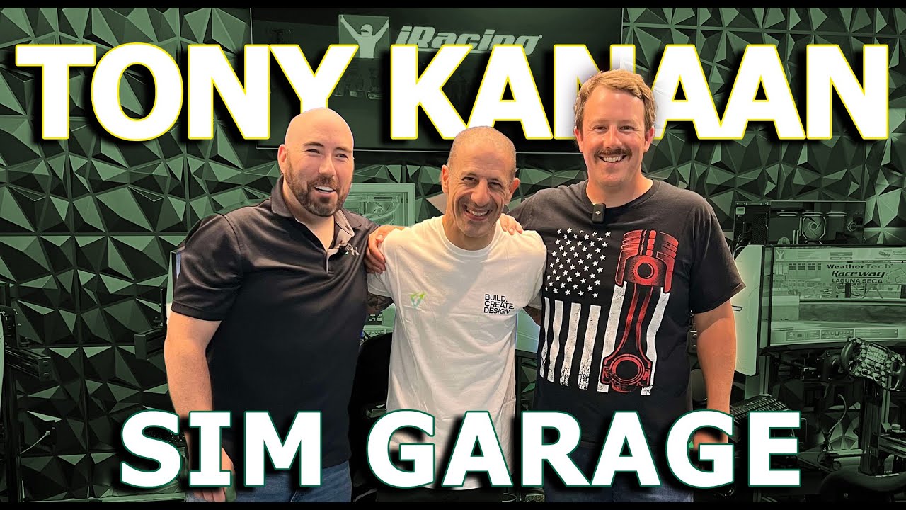 Checking out Tony Kanaan's new sim racing garage! - YouTube