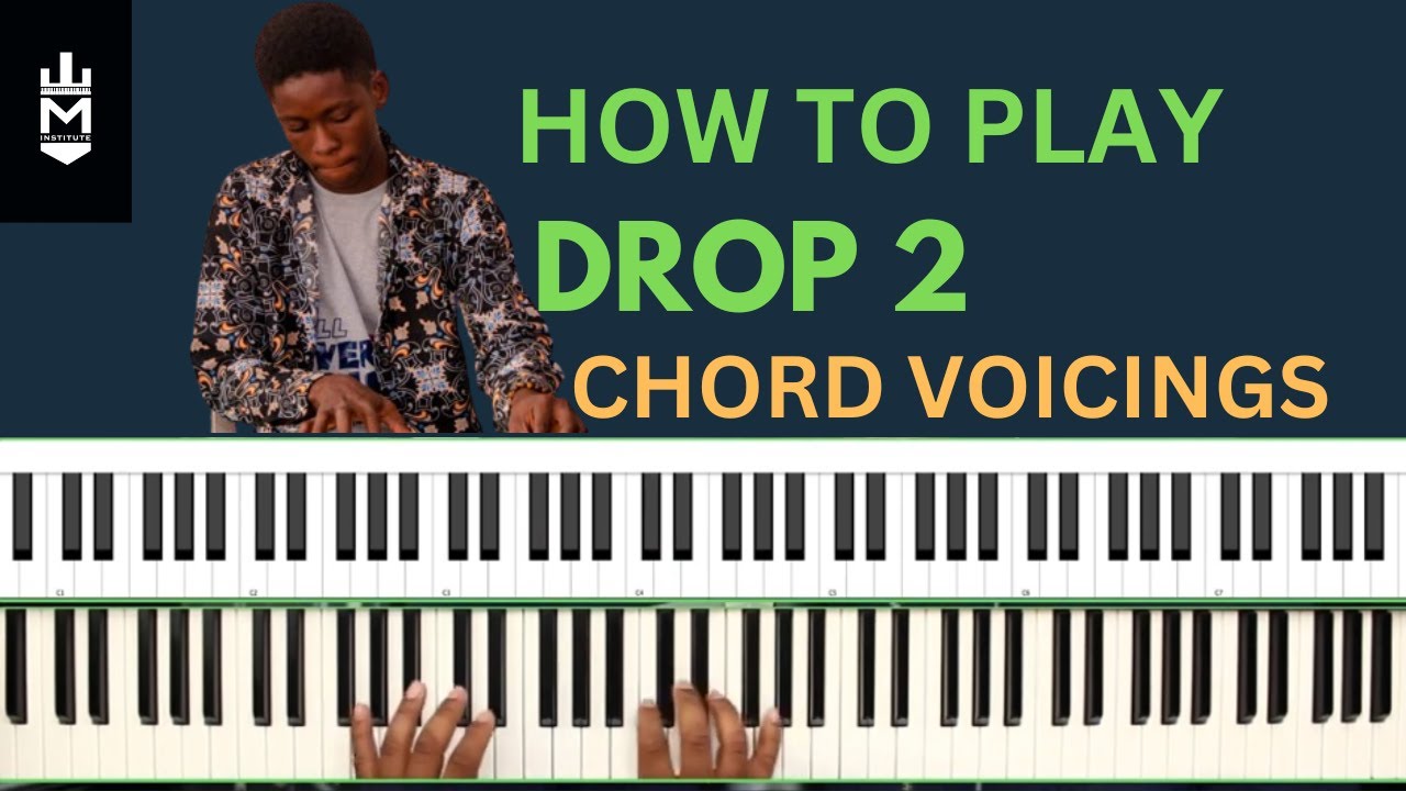 DROP 2 chord voicings and movement for beginners - YouTube
