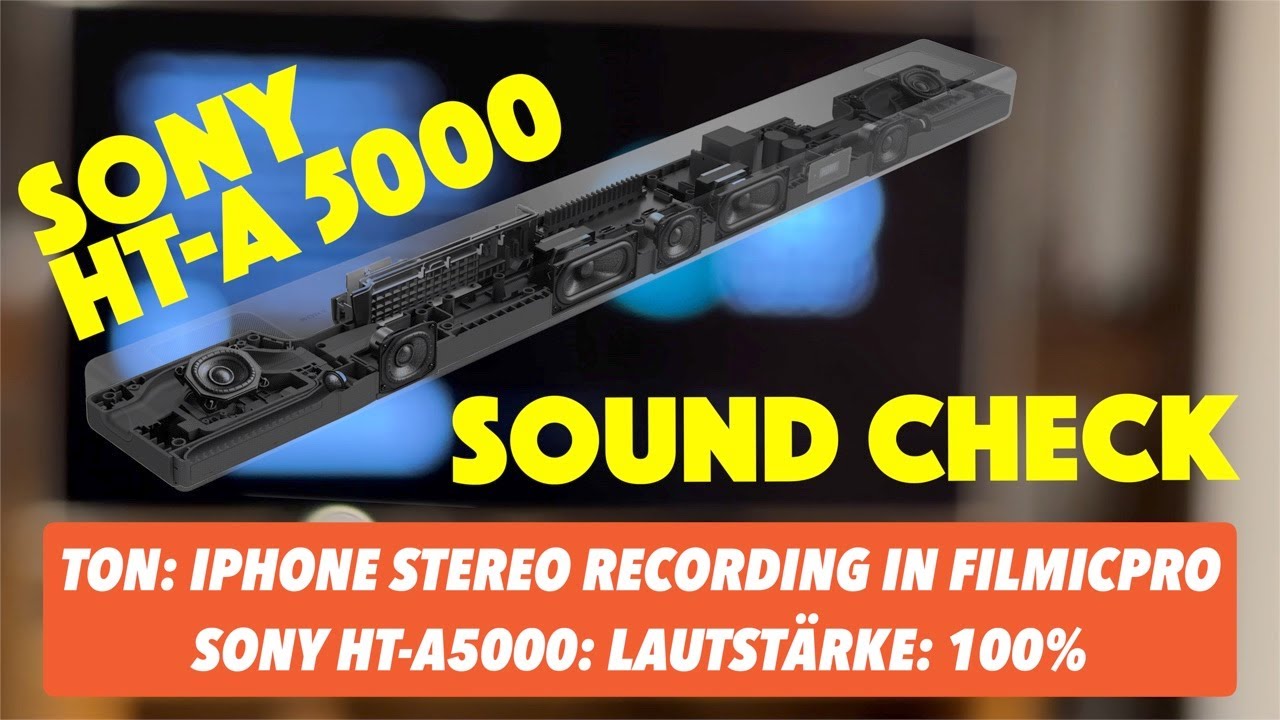 Sony HT-A5000 Sound Check - Virtual Surround Sound Beispiele / Sound ...