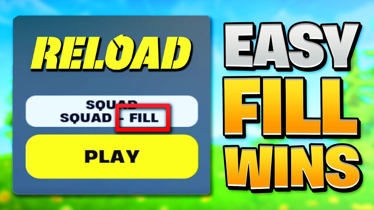 WIN EASY with RANDOMS in Fortnite Reload! (Fill Tips & Tricks Fortnite ...
