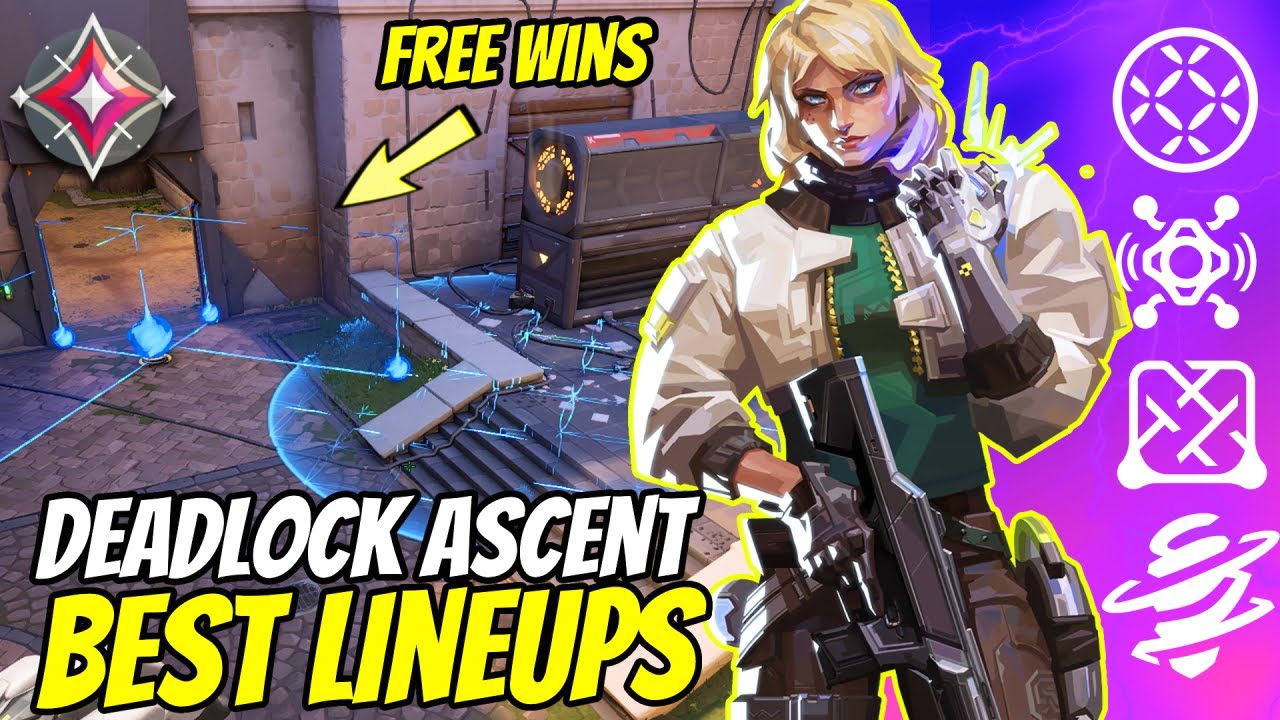 Deadlock Ascent Lineups and Setups - Valorant - YouTube