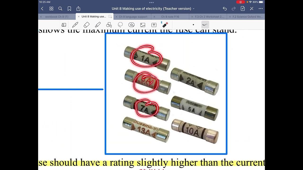 F2 I.S. Ch 8.6 重點 Household electrity - YouTube