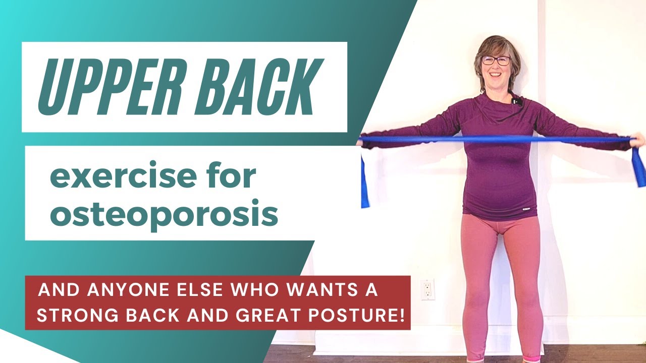 Upper back exercise especially great for osteoporosis - YouTube