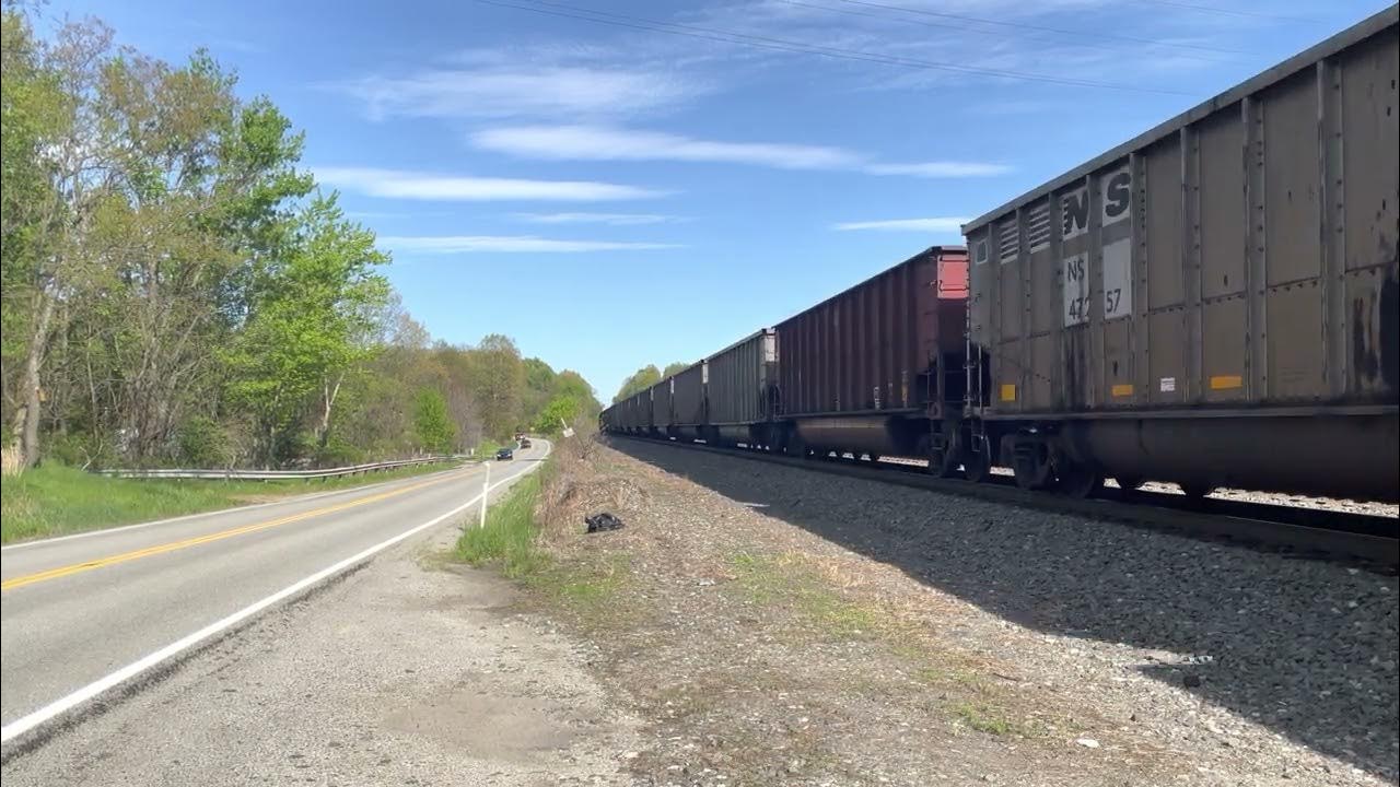 NS Y90 on the Pittsburgh line passing Greensburg PA. - YouTube