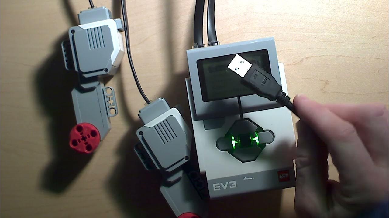 Connecting the USB Cable to the EV3 & PC - YouTube