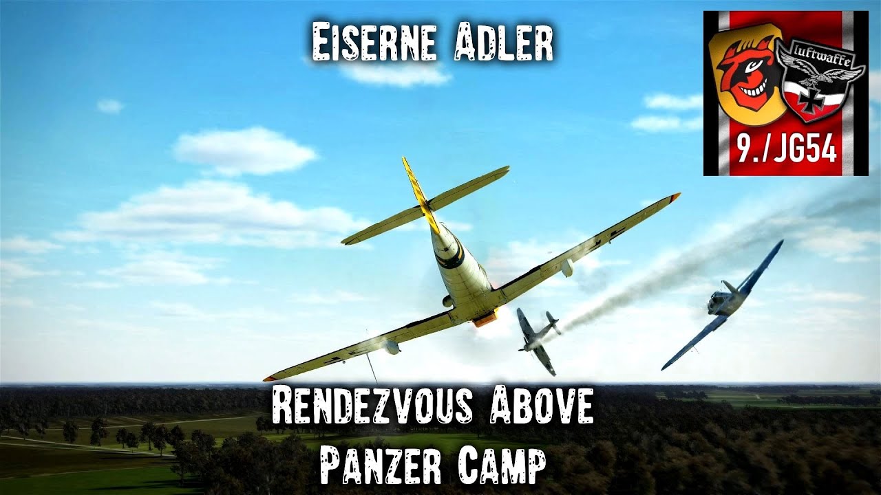 9./JG54 Eiserne Adler Bf109 K-4 | Rendezvous Above Panzer Camp - YouTube