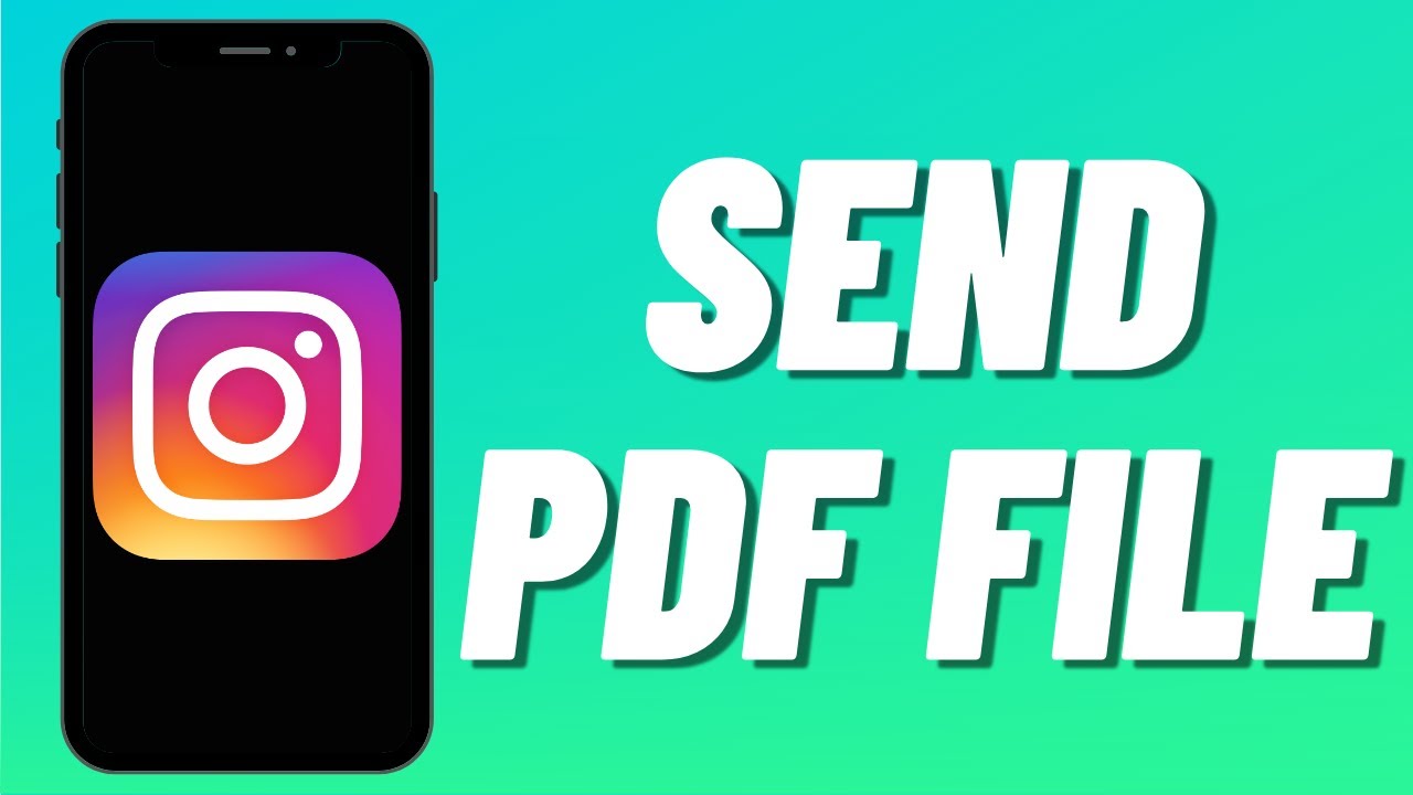 How To Send PDF File On Instagram - YouTube