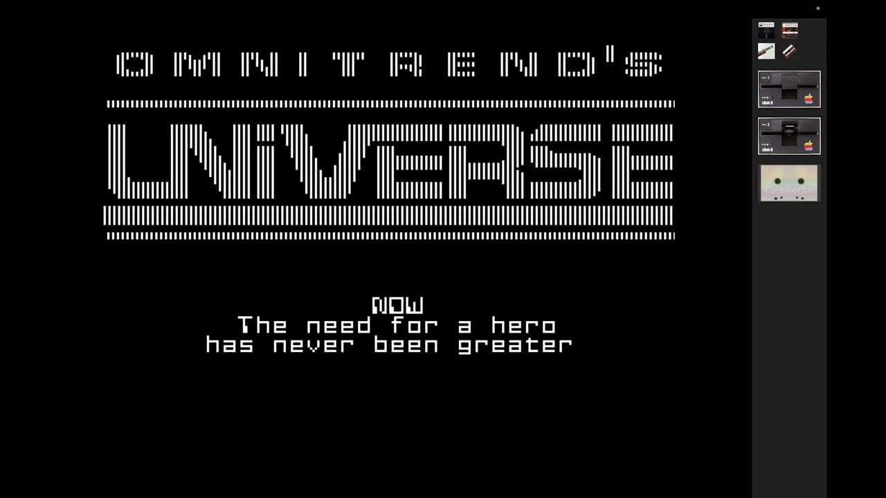 Omnitrend's Universe - Apple II - YouTube