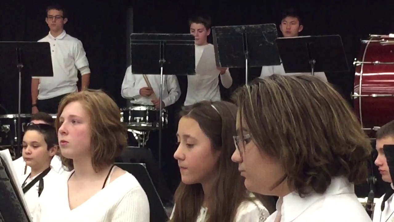 Walpole Bird Middle School December 2016 Concert Part 2 - YouTube