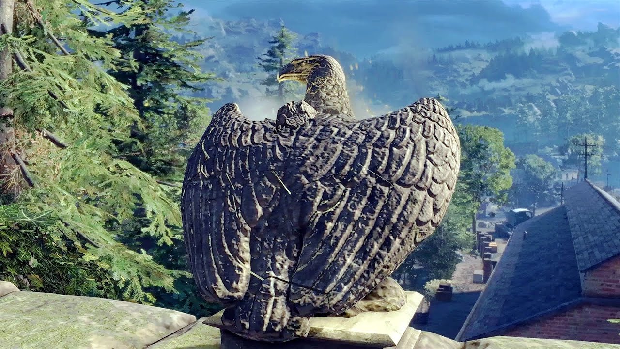 Sniper Elite 5 :Rough Landing 3 Stone Eagles Locations! - YouTube