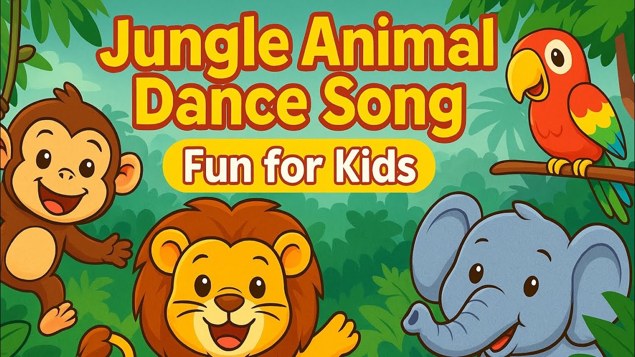 Jungle Jingle Adventure Song for Kids | Animal Dance | WigglePop | Fun ...