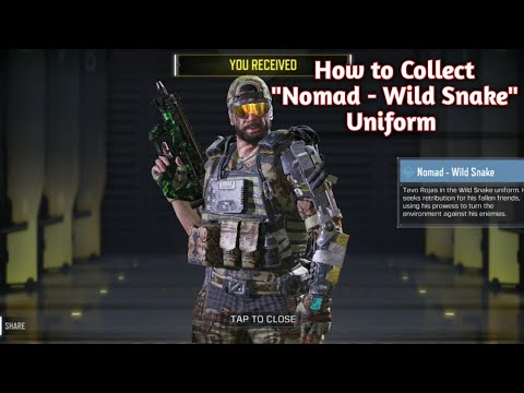 #Call_Of_Duty #how_to_collect_nomad_wild_snake_Uniform - YouTube