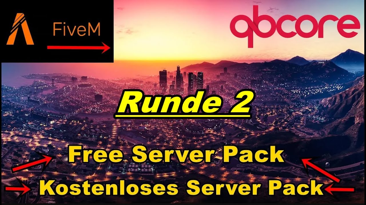 Free Server Pack Qb-Core ( Runde 2 ) +++ FiveM +++ - YouTube