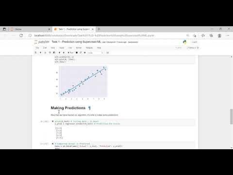 Task 1 | Prediction using Supervised ML | GRIP@TSF - YouTube