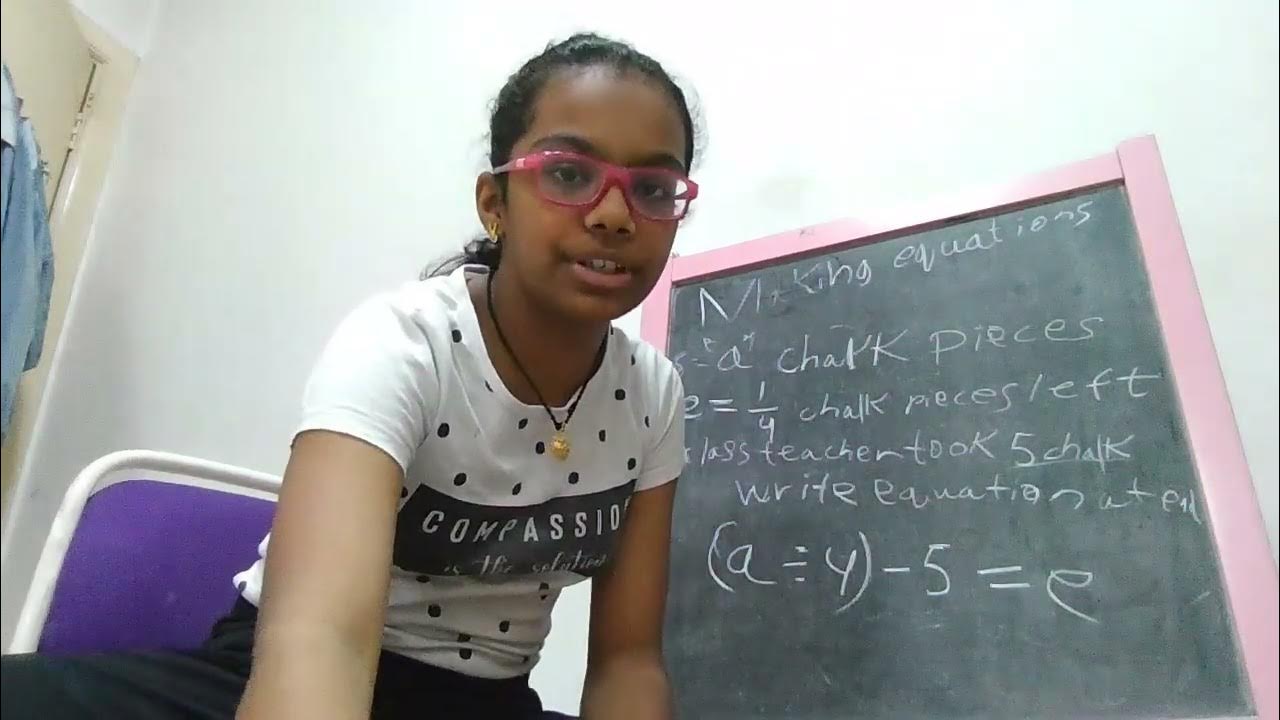 creating/ forming equations in algebra - YouTube