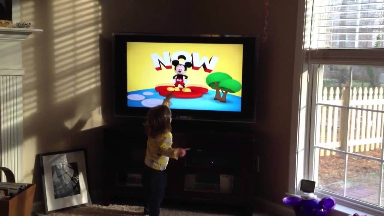 Excited to see Mickey - YouTube