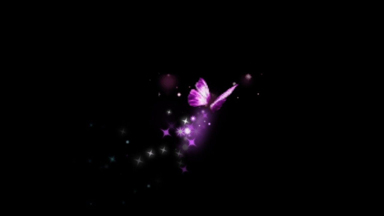 Butterfly flying black screen | black screen butterfly effect ...