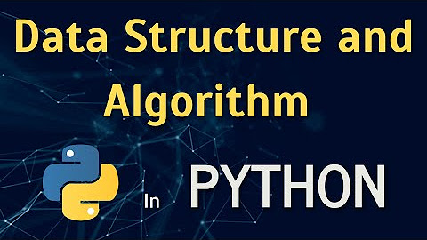 Data Structure and Algorithms in Python Hindi | Data structure in ...