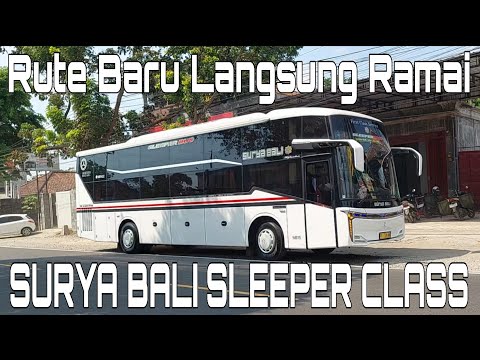 Kediri ke Denpasar Naik Surya Bali Sleeper Class‼️Rute Baru Langsung Jadi, Apa Rahasianya?