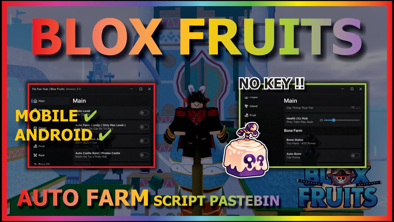 BLOX FRUITS Script Mobile UPDATE 21 AUTO FARM | DF FRUIT MASTERY | AUTO ...
