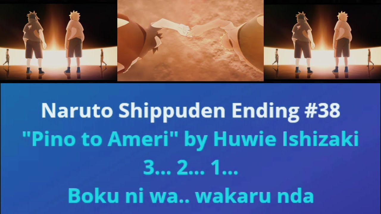[KARAOKE PIANO] Naruto Shippuden Ed 38 TV Size (Huwie Ishizaki - Pino to Ameri) - YouTube