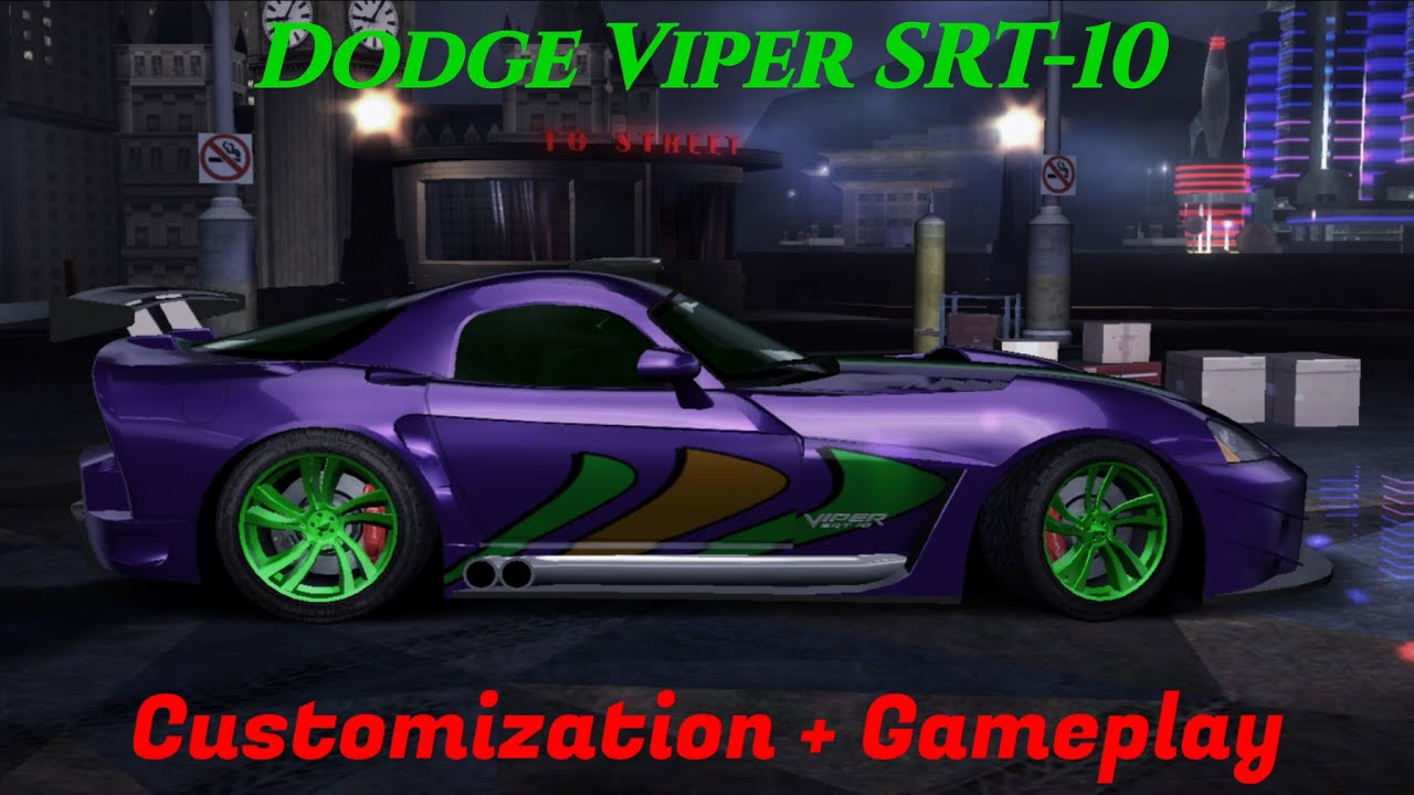 NFS CARBON | Dodge Viper SRT-10 | Customization and Gameplay | Hard ...