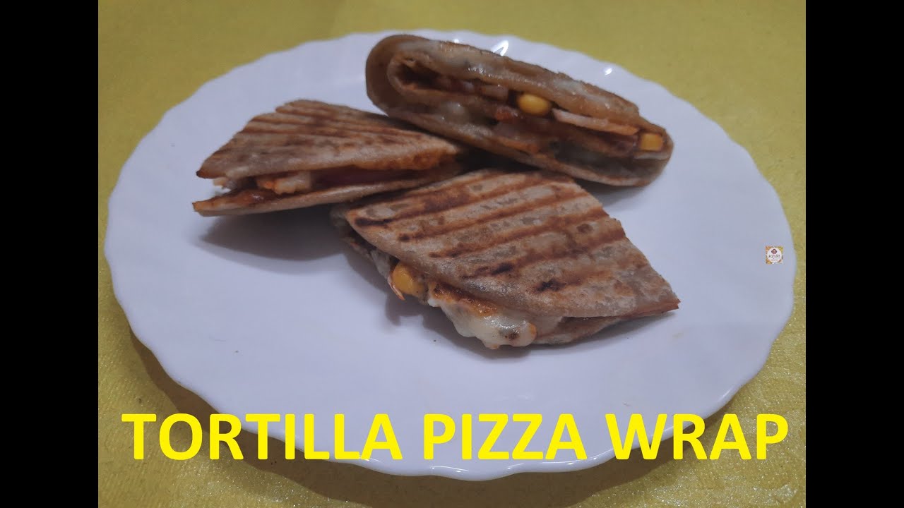 VIRAL TORTILLA PIZZA WRAP FROM HOMEMADE CHAPATI | ROTI WRAP | CHAPATI ...