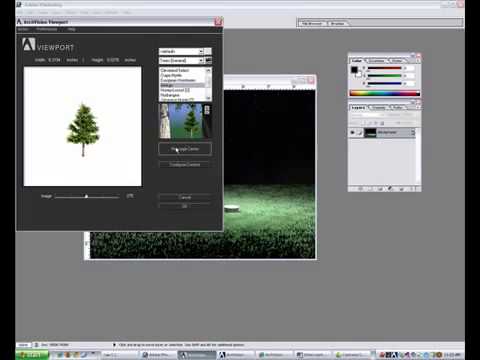 ArchVision Lighting RPC Trees in Photoshop Using Viewport - YouTube