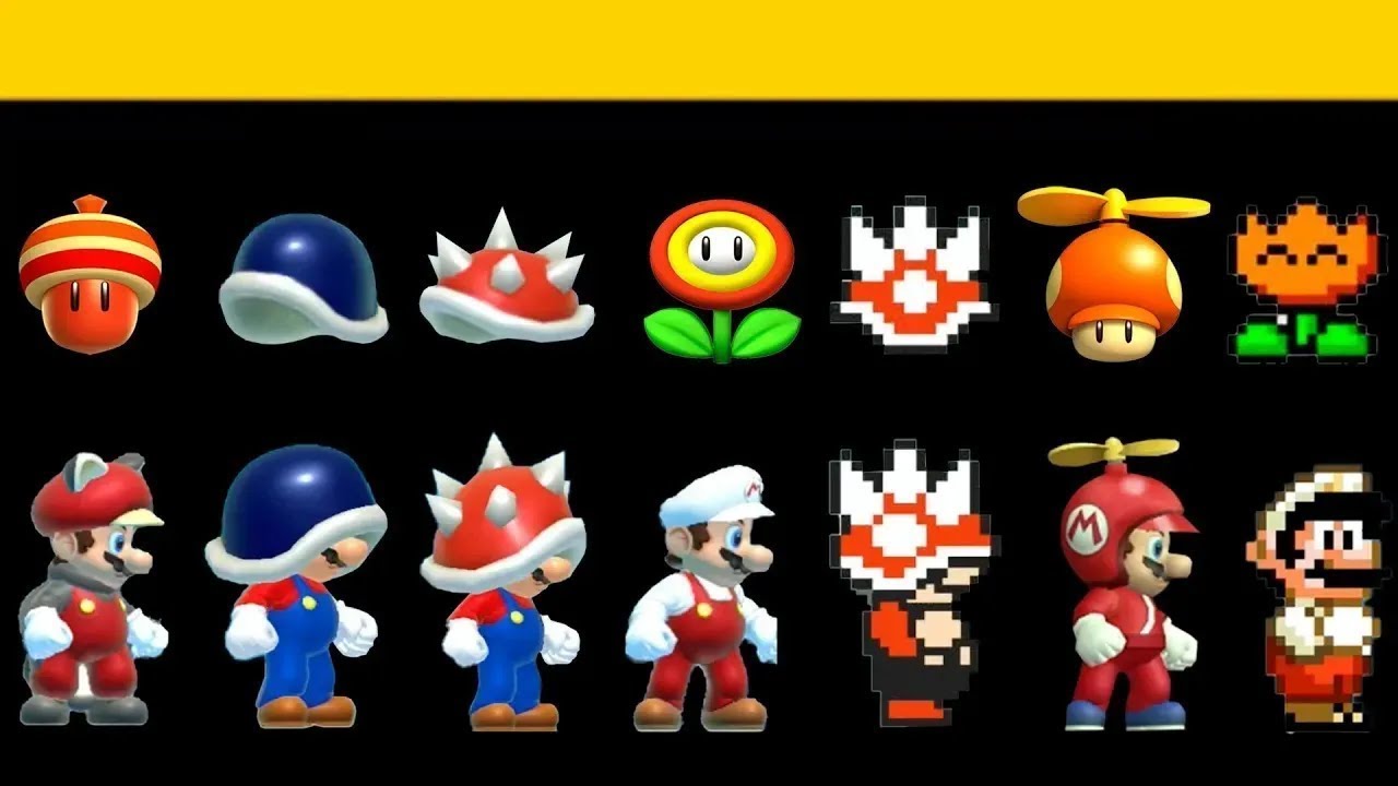 Super Mario Maker 2 - All Power-Ups (Mario) - YouTube