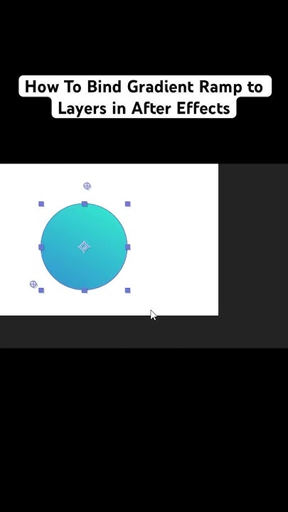 How to Bind Gradient Ramp To Layers in After Effexts #aftereffects #aftereffectstutorial - YouTube