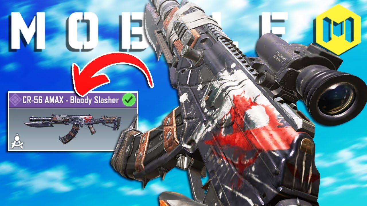JUEGO CON LA NUEVA CR-56 AMAX [BLOODY SLASHER] EN COD: MOBILE - YouTube