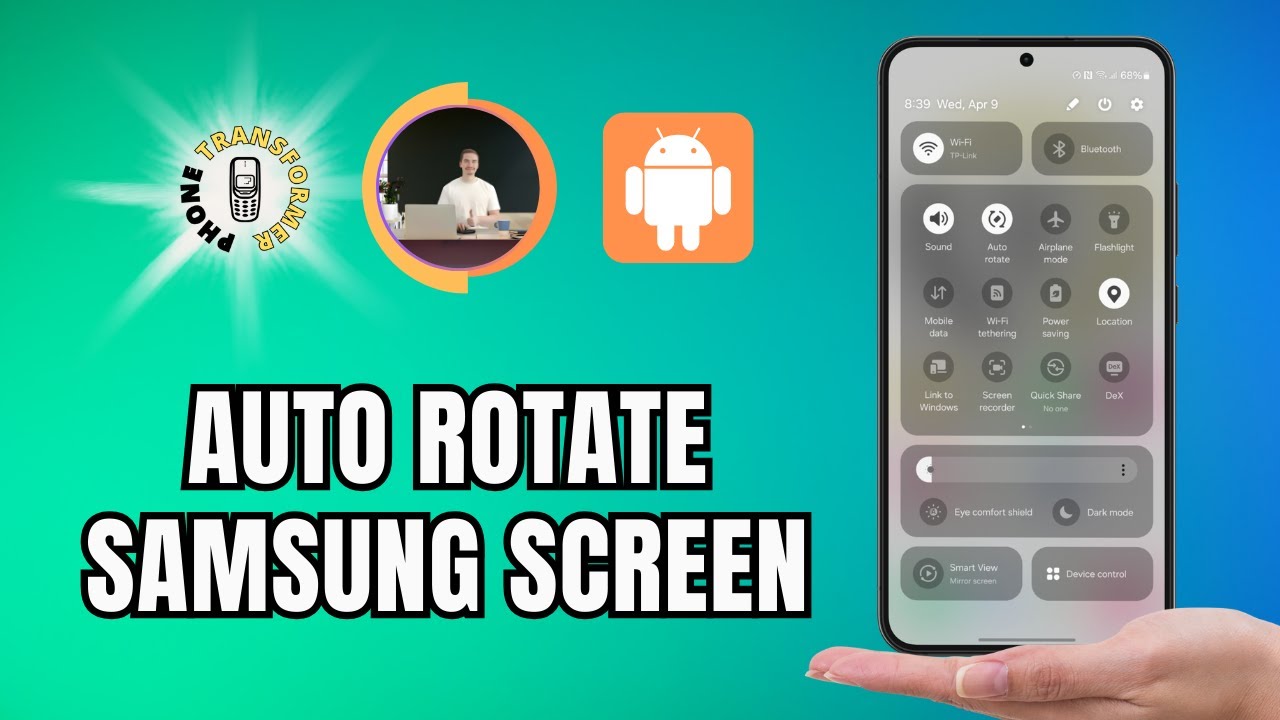 How To Auto Rotate Screen On Samsung Phone - Simple Steps - YouTube