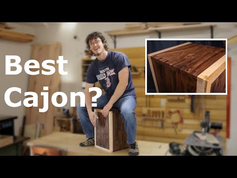 Making a Solid Walnut Cajon