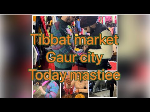 NCR Travelling vlog gaur city and Tibbat market Noida 2022 new vlog ...