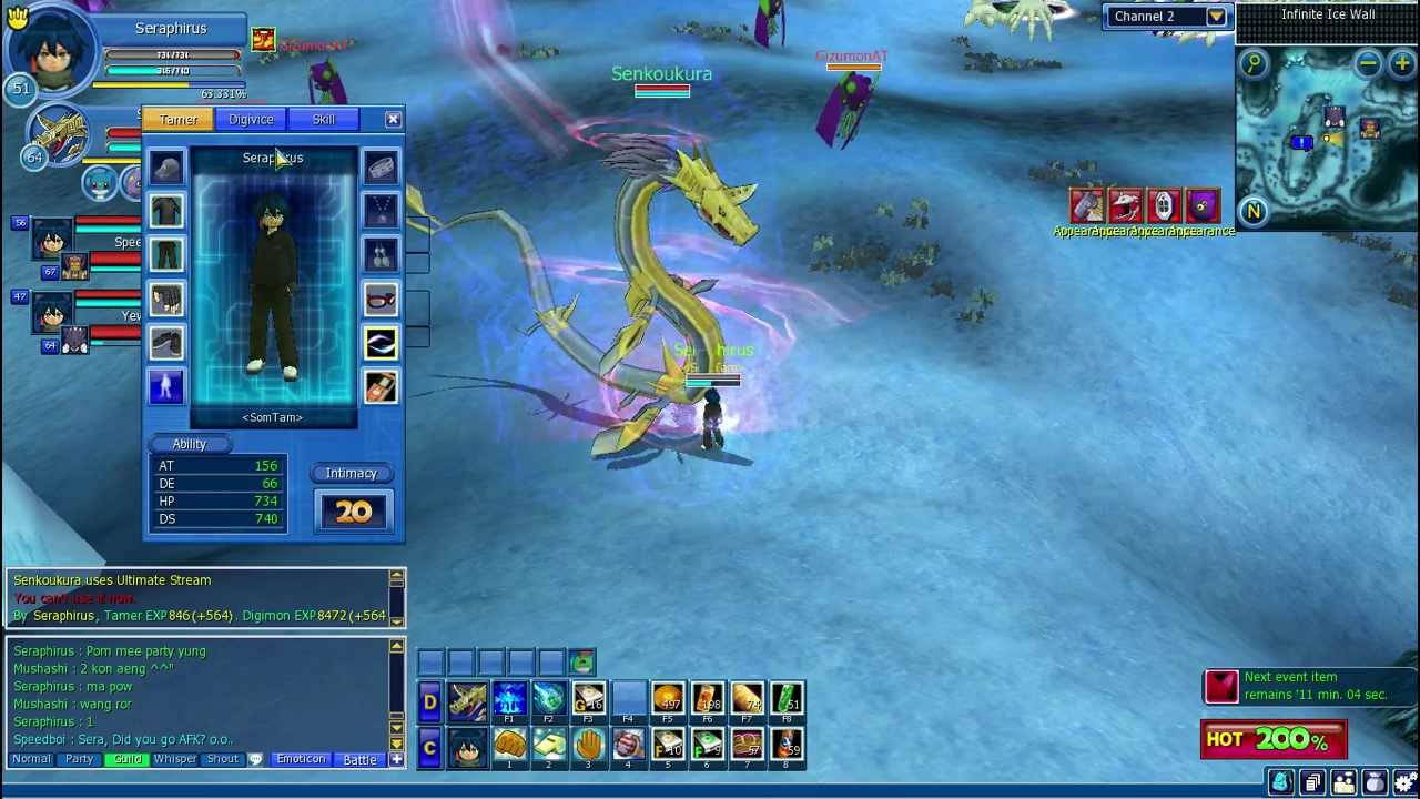 Digimon Masters Online - Getting Gigaseadramon - YouTube