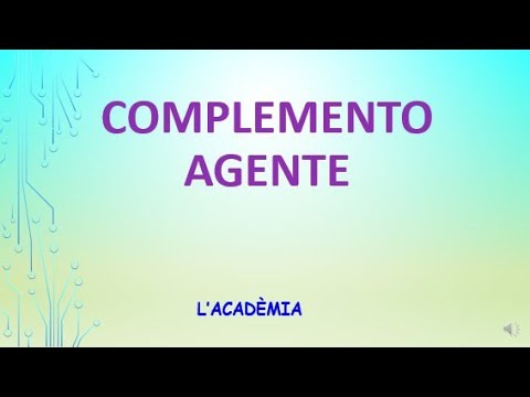 COMPLEMENTO AGENTE #SINTAXIS #clasesonline @lacademia2010 - YouTube